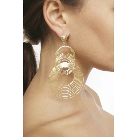 REVOLVE | Jewelry | Revolve Ettika Art Deco 8k Gold Plated Interlocking ...